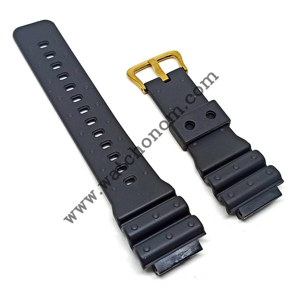 Casio G-Shock Frogman DW-6300 - Watch Band Strap 19mm Black Rubber NOS ...